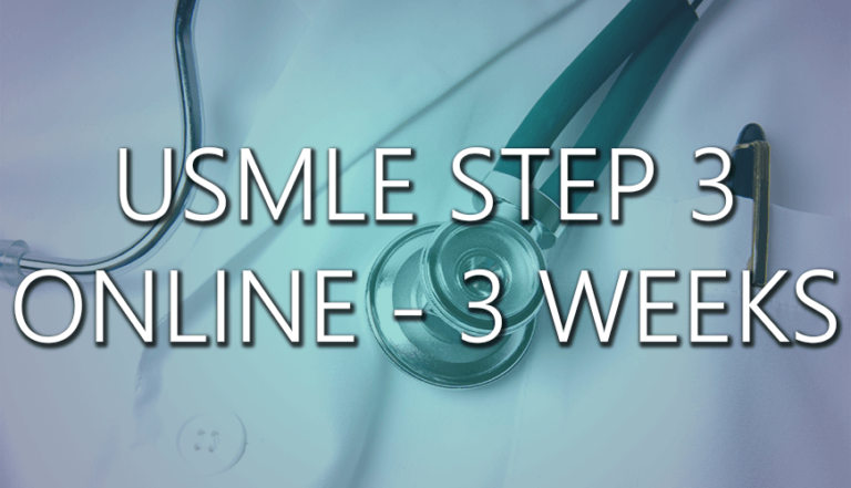 USMLE Step 3 - Online 3 Weeks | USMLEagle Prep, LLC